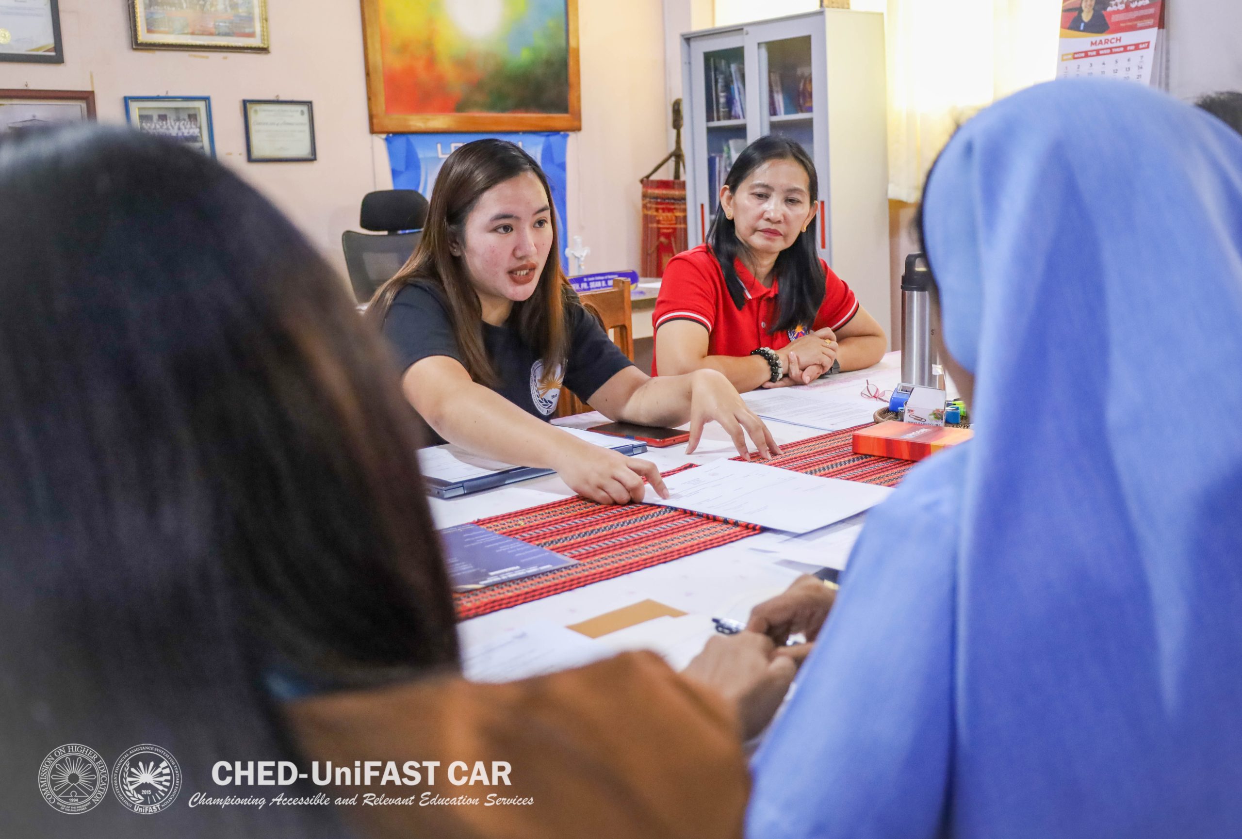 CHED-CAR UniFAST Unit Orients Temporary UniFAST Focal Person of Saint ...